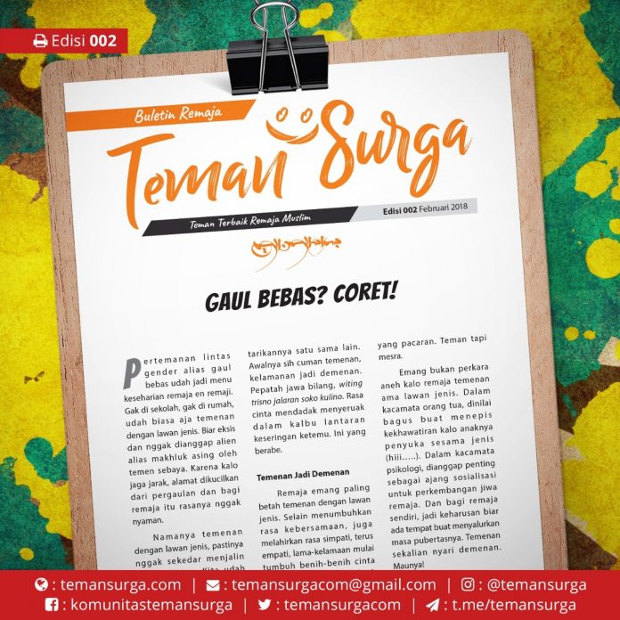 Buletin Teman Surga 002. Gaul Bebas? Coret! | Buletin Teman Surga Official