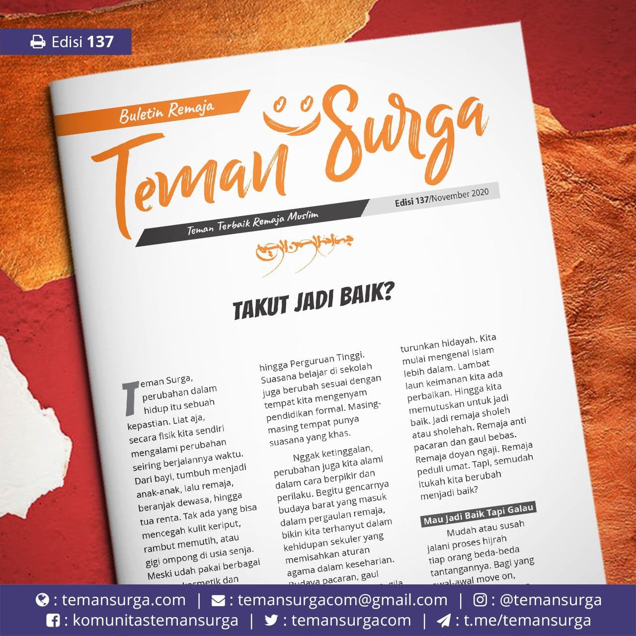 Buletin Teman Surga 137. Takut Jadi Baik? | Buletin Teman Surga Official