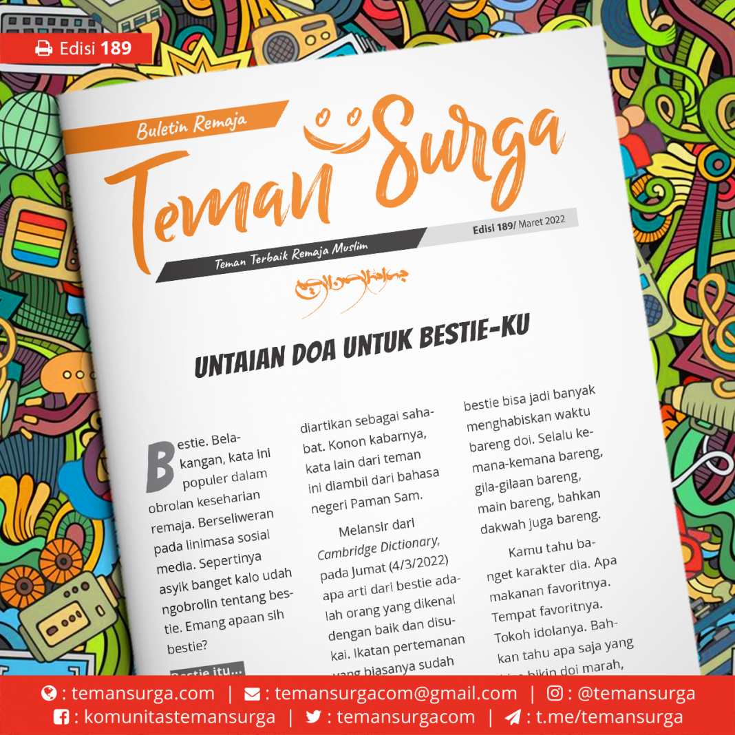 Buletin Teman Surga 189. Untaian Doa Untuk Bestie-Ku | Buletin Teman ...