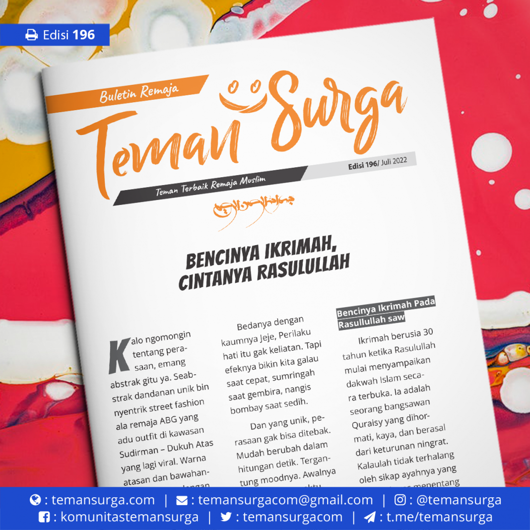 Buletin Teman Surga 196. Bencinya Ikrimah, Cintanya Rasulullah ...