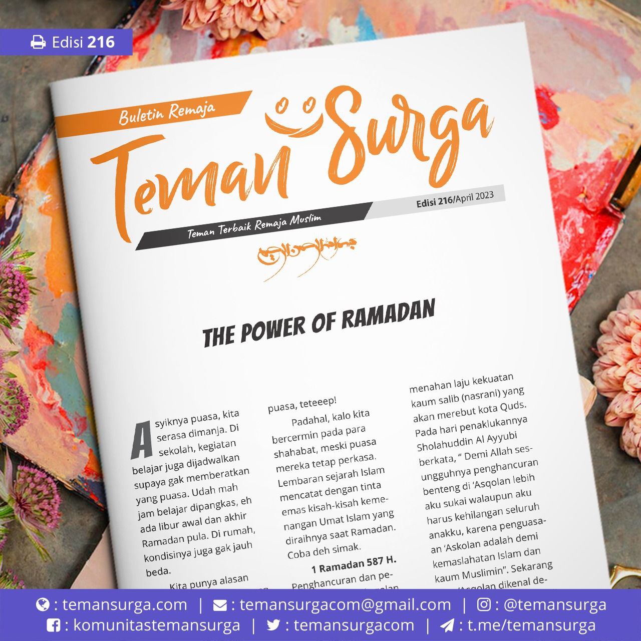 Buletin Teman Surga 216. The Power Of Ramadan | Buletin Teman Surga ...