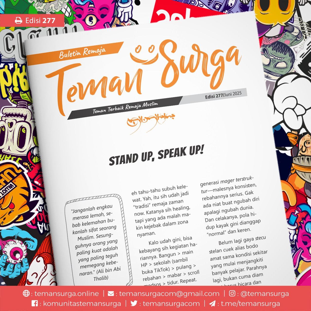 Buletin Teman Surga 277: Stand Up, Speak Up! | Buletin Teman Surga Official